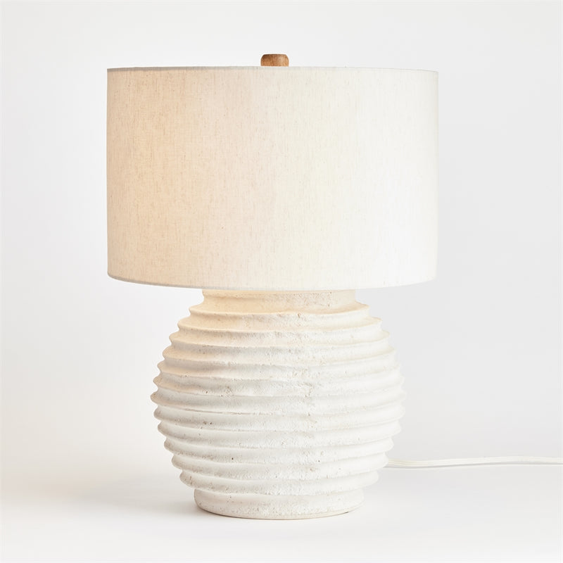 Cream Ceramic Table Lamp | Canggu Home