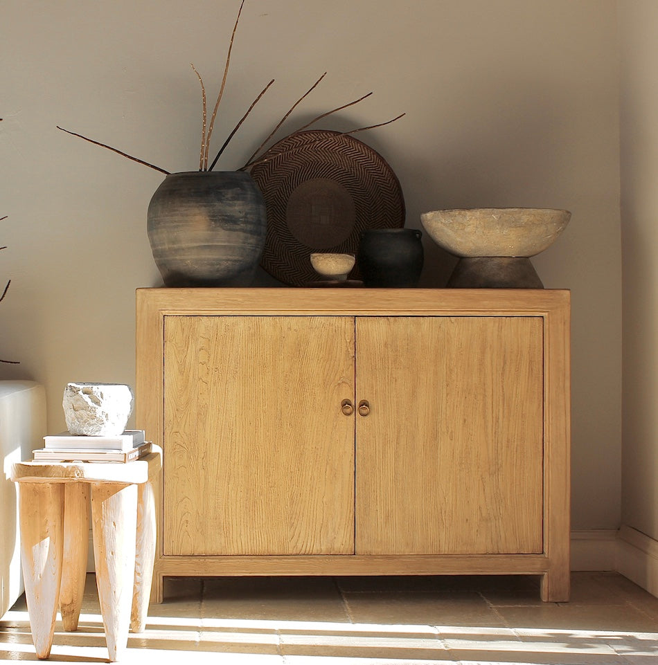 Arlo Two Door Elm Cabinet | Canggu Home