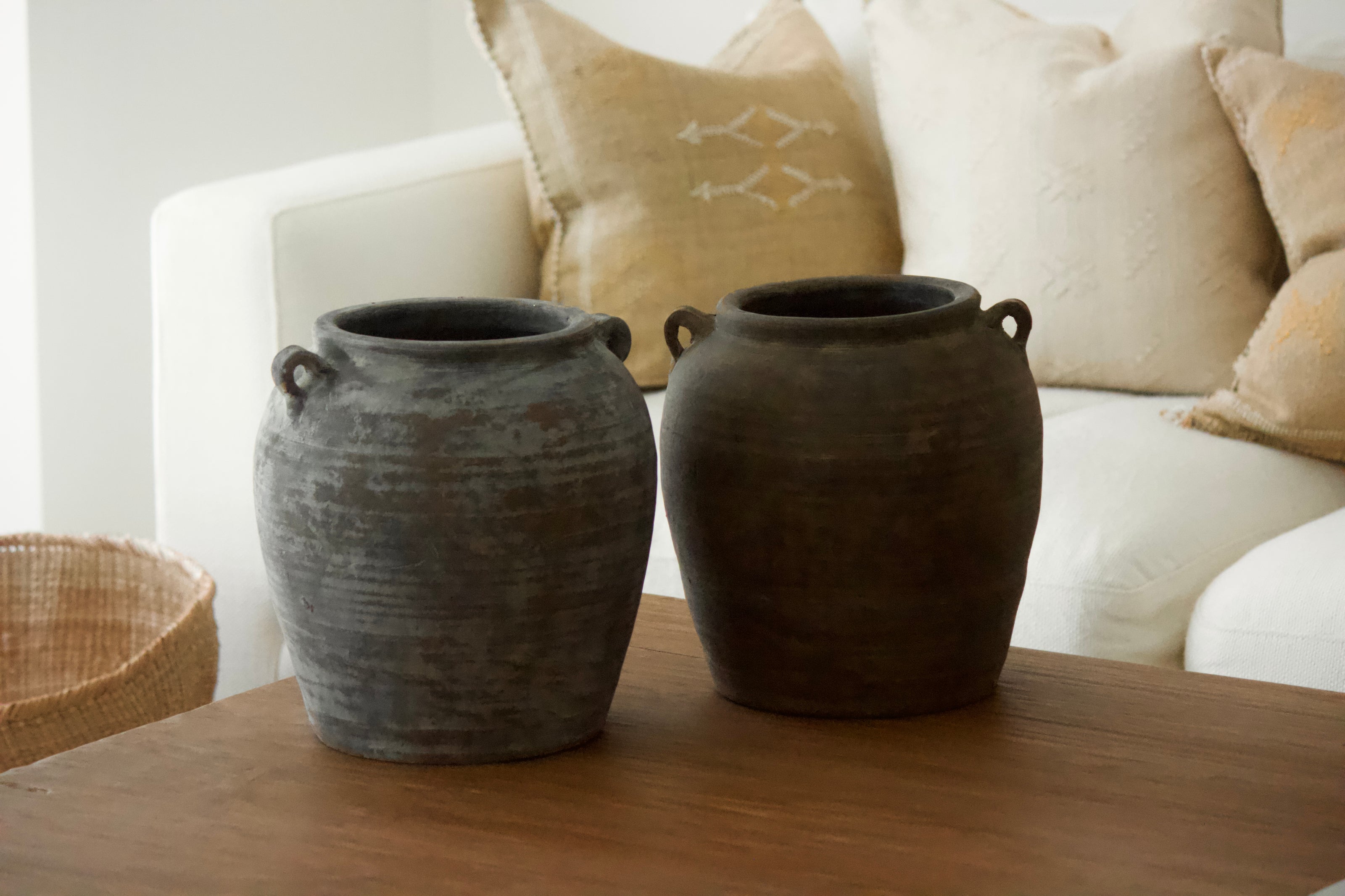 Vintage Grey Pot | Canggu Home