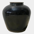Black Glazed Pot | Canggu Home